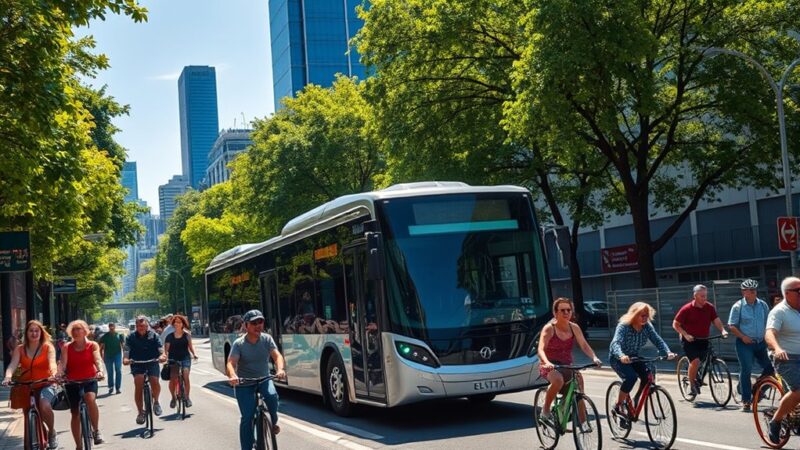 Public Transportation: Reducing Emissions and Congestion - Two Green Leaves