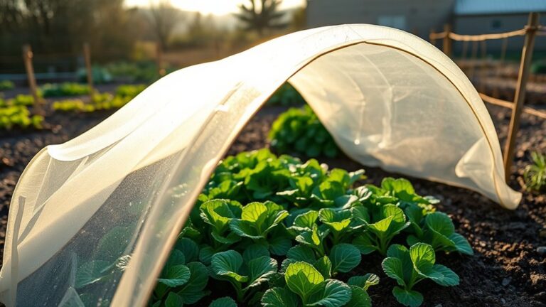 Low‑Tech Season Extension: Row Covers and Tunnels - Two Green Leaves